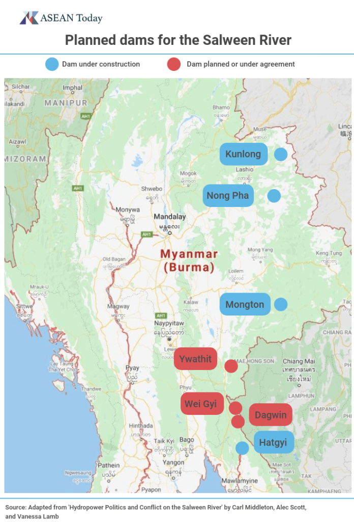 Deals and dams on the Salween River – How China, Thailand and Myanmar ...