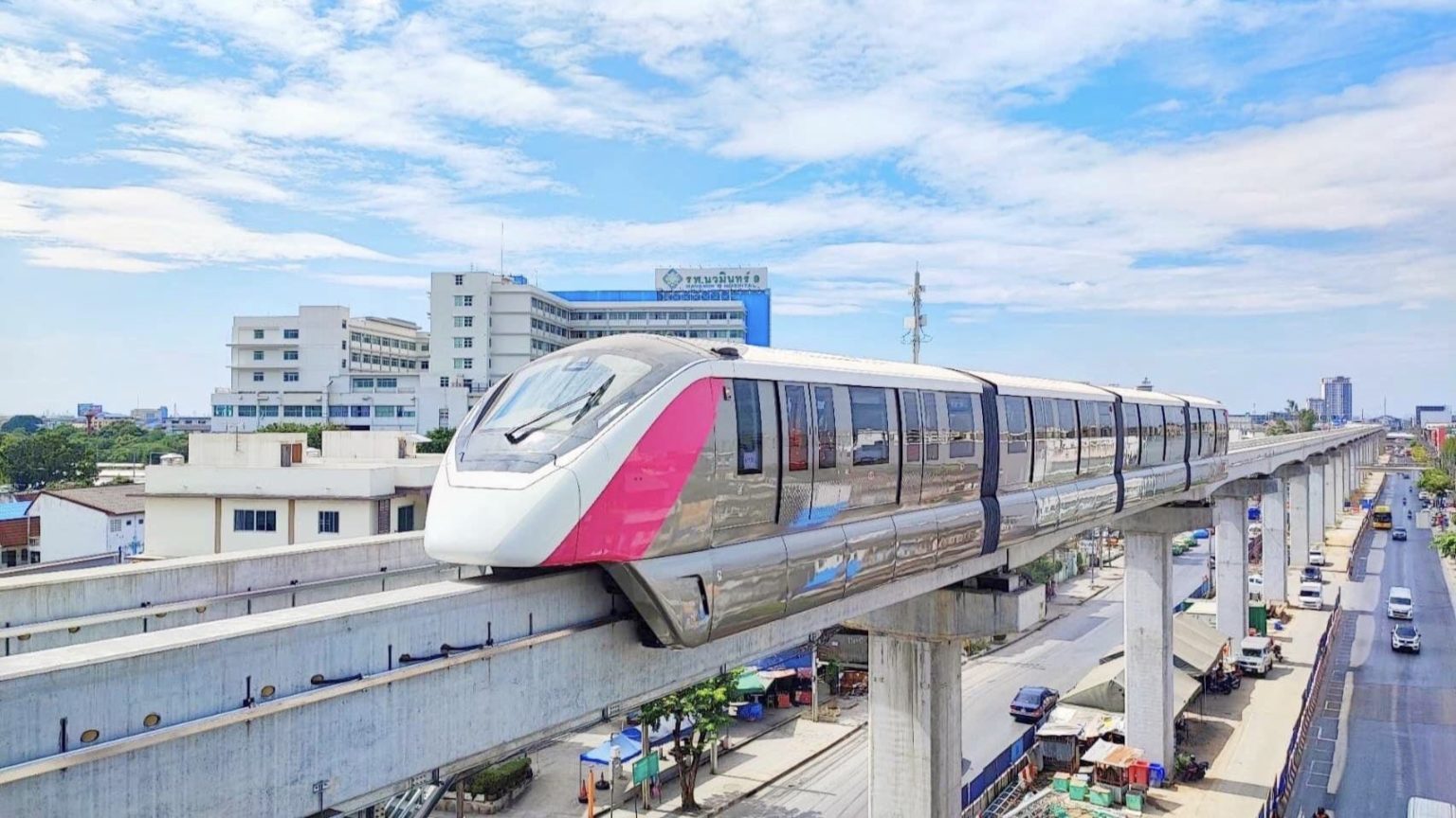 Bangkok’s Pink & Yellow Monorail Lines are now doing test runs ...