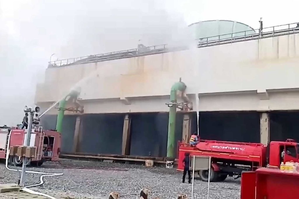Fire at Chana power plant in Southern Thailand, no supply interruption ...