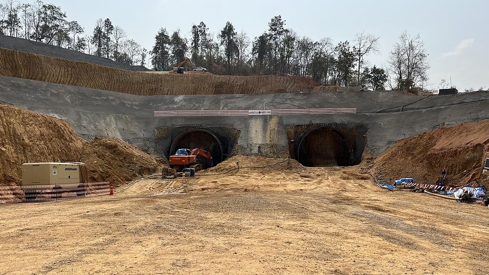 Excavation of Thailand’s longest railway tunnel has begun on Den Chai ...