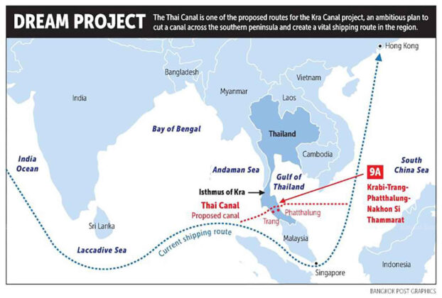 Gulf of Thailand canal project push gains new momentum – Thailand ...
