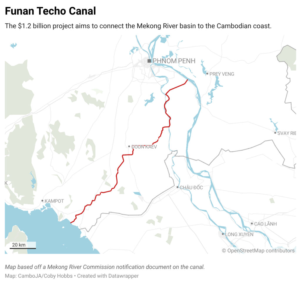 Cambodia’s Funan Techo Canal Remains Stalled Amid Compensation Concerns ...
